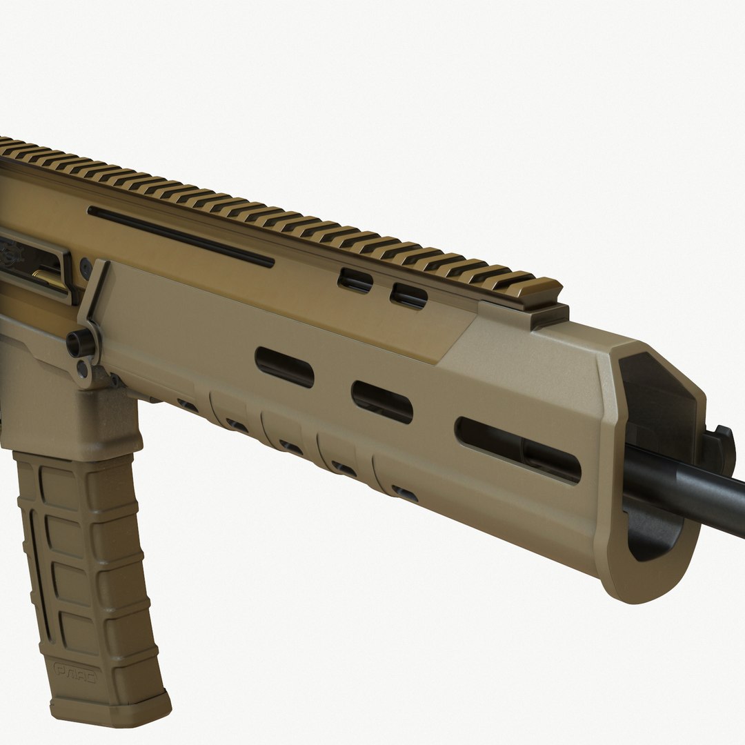 3d Highpoly Rifle Acr