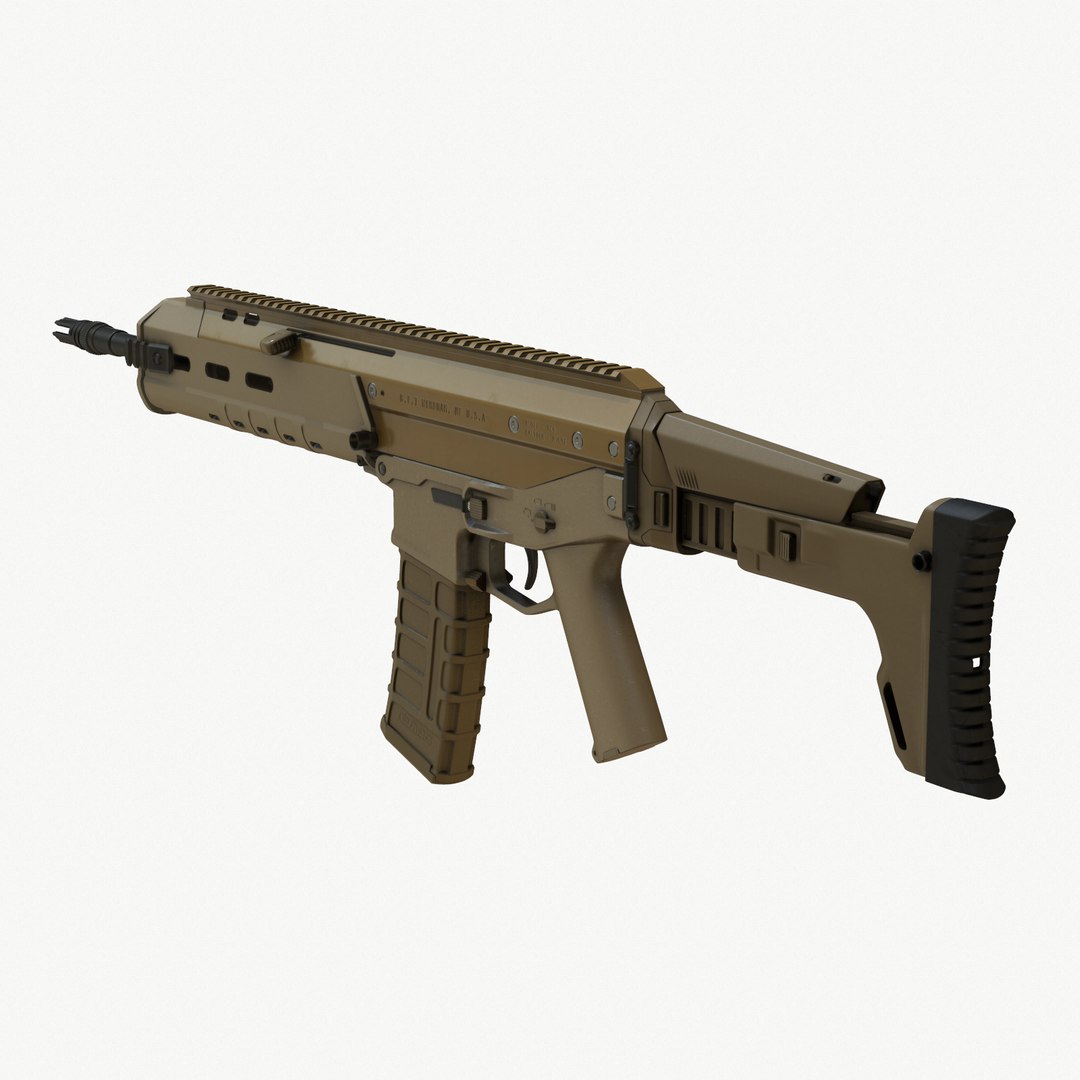3d Highpoly Rifle Acr