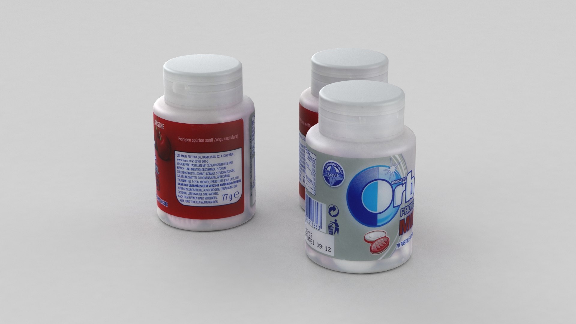 Chewing Gum Mint 3D Model - TurboSquid 1389410