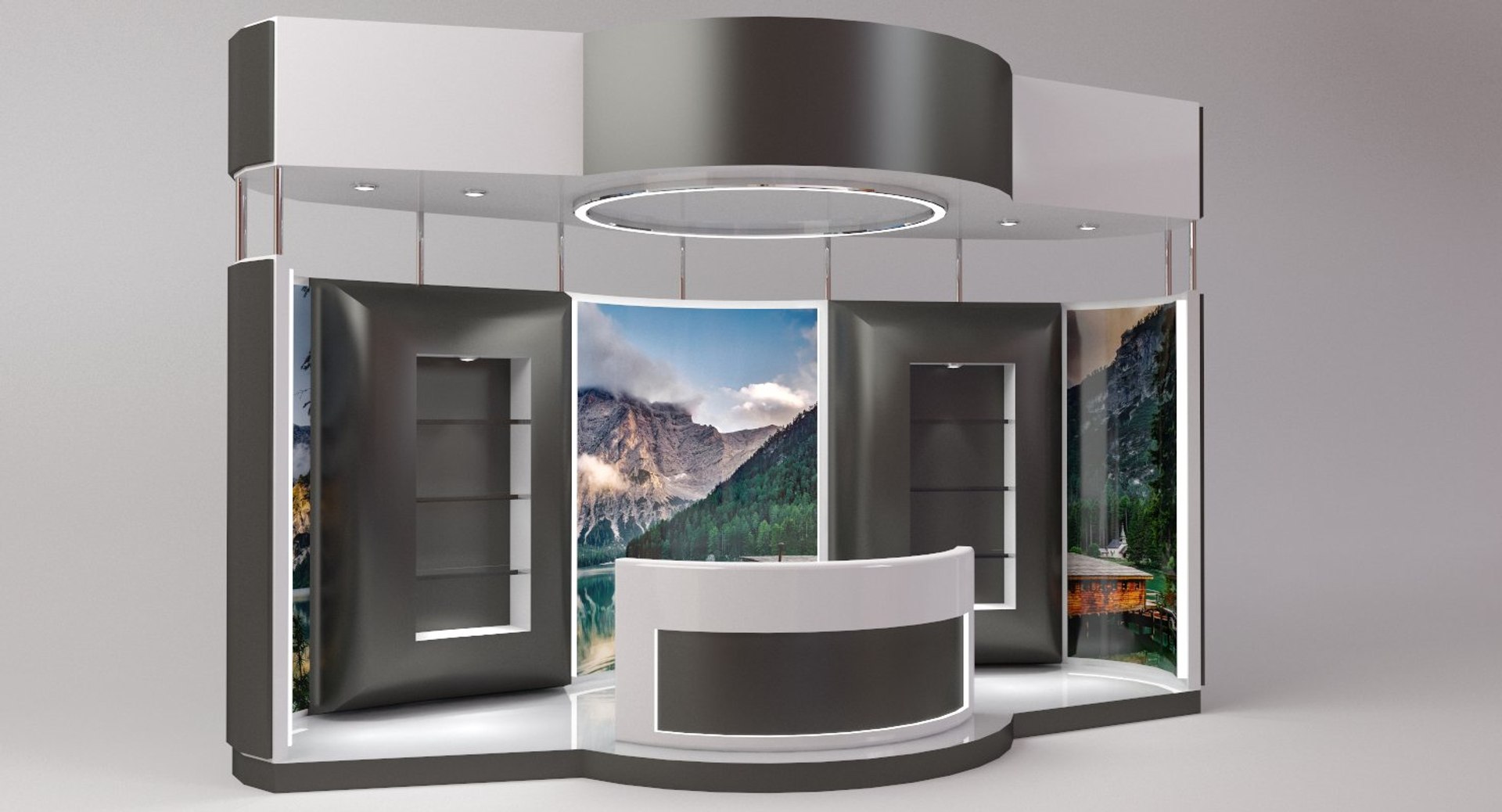 3D Exhibition Expo Stand Model - TurboSquid 1386952