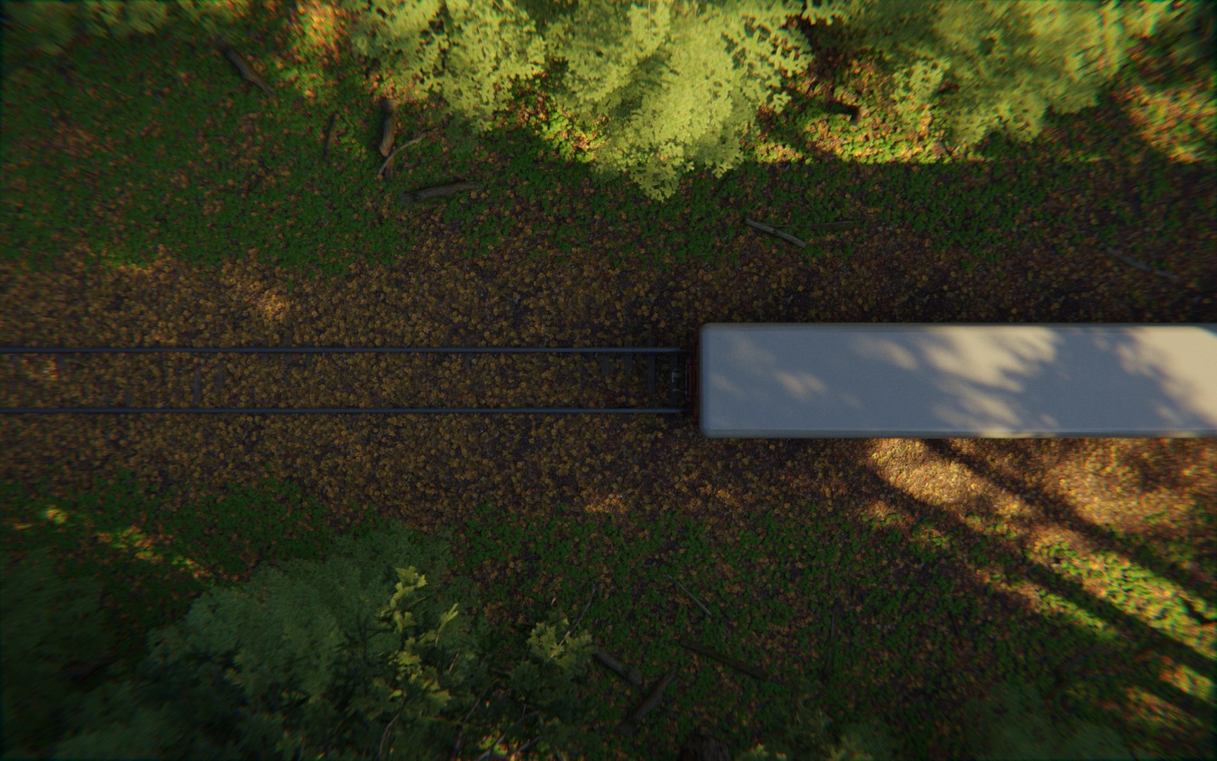 3D Model Train Forest 3d Scene - TurboSquid 2214514