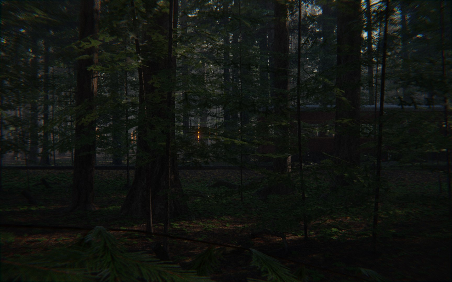 3D Model Train Forest 3d Scene - TurboSquid 2214514