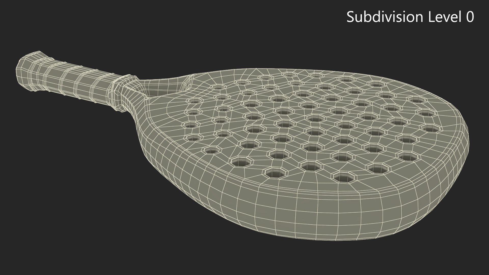 Padel Tennis Racket Generic Model - TurboSquid 2234973