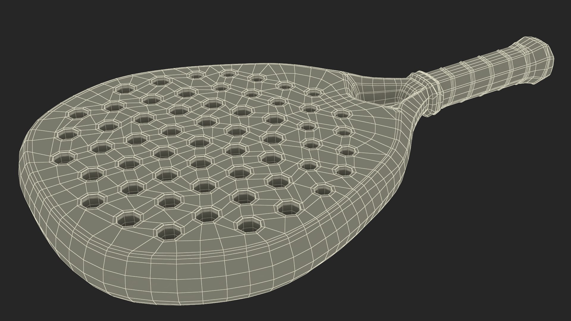 Padel Tennis Racket Generic Model - TurboSquid 2234973