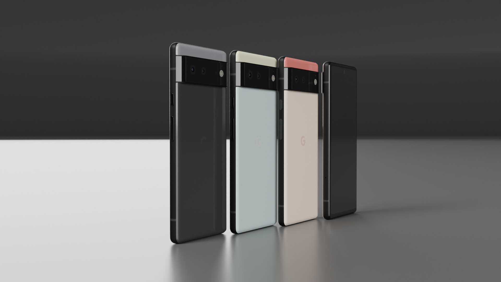 Google Pixel 6 All Colors Smartphone 3D Model - TurboSquid 2066475