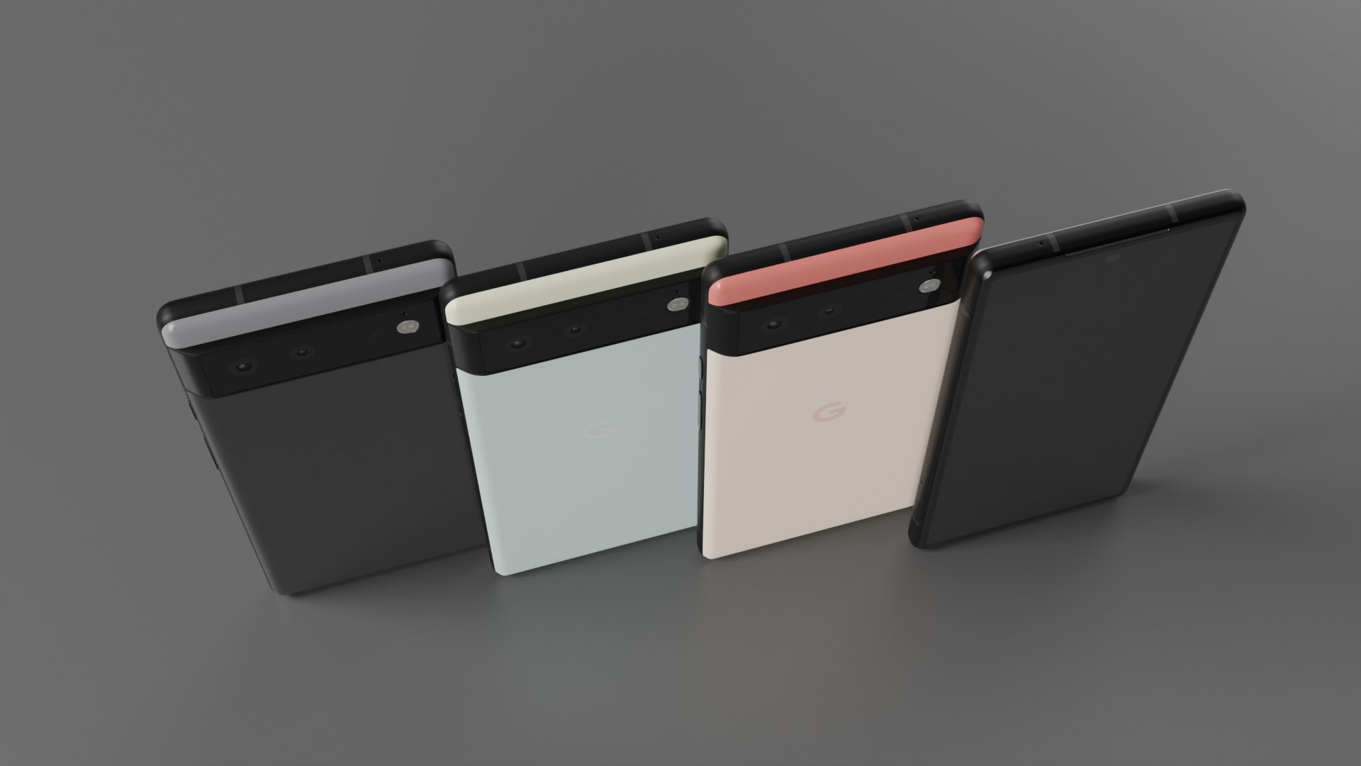 Google Pixel 6 All Colors Smartphone 3D Model - TurboSquid 2066475