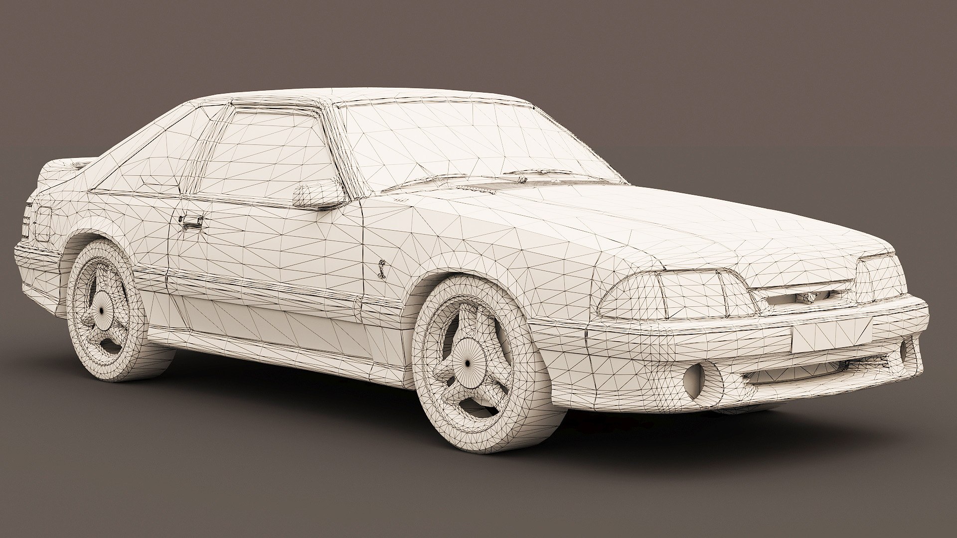 Ford Mustang Cobra 1993 3D Model - TurboSquid 2031930