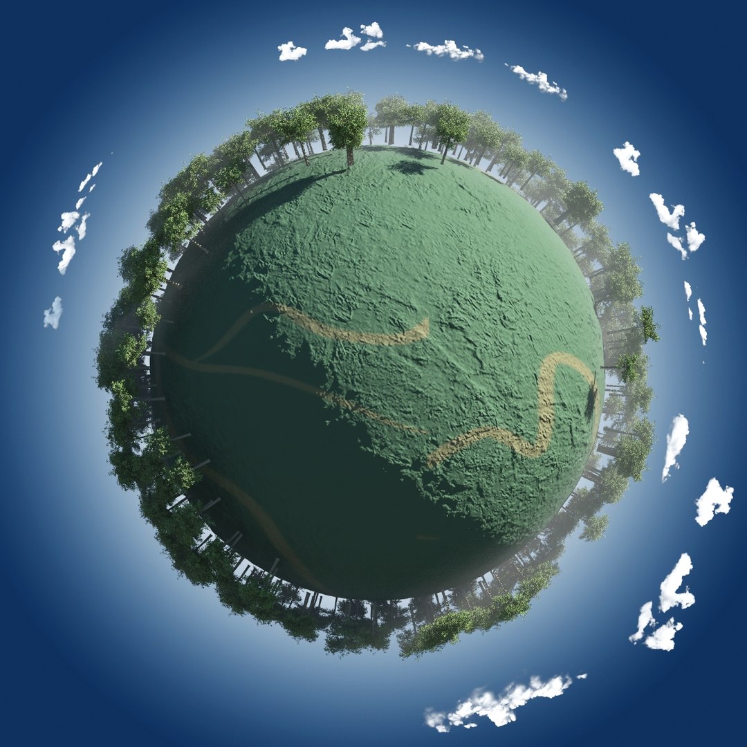 Planet Spring Season 3d Model