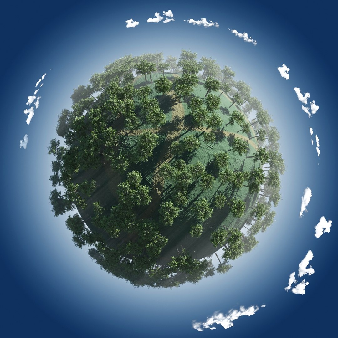 Planet Spring Season 3d Model