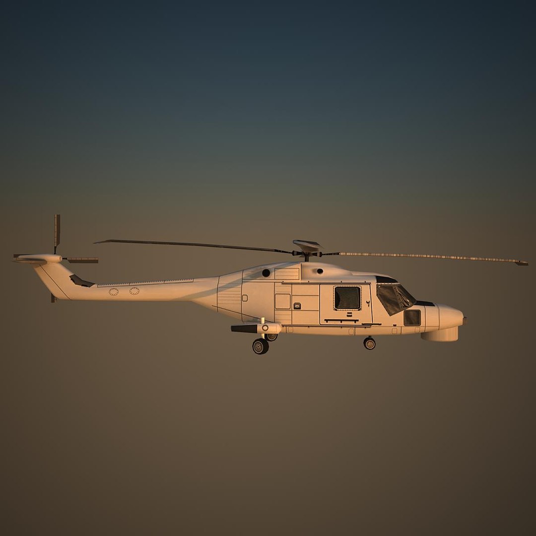 Agustawestland Lynx 3d Model