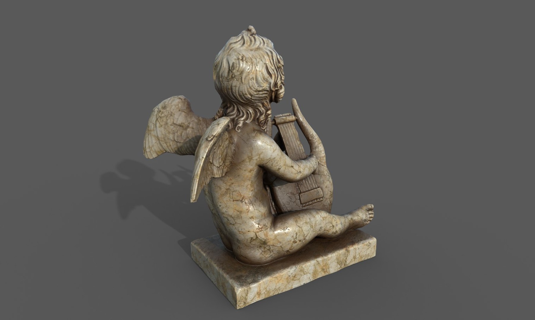 3D Statue Of Cupid 3 - TurboSquid 1823384