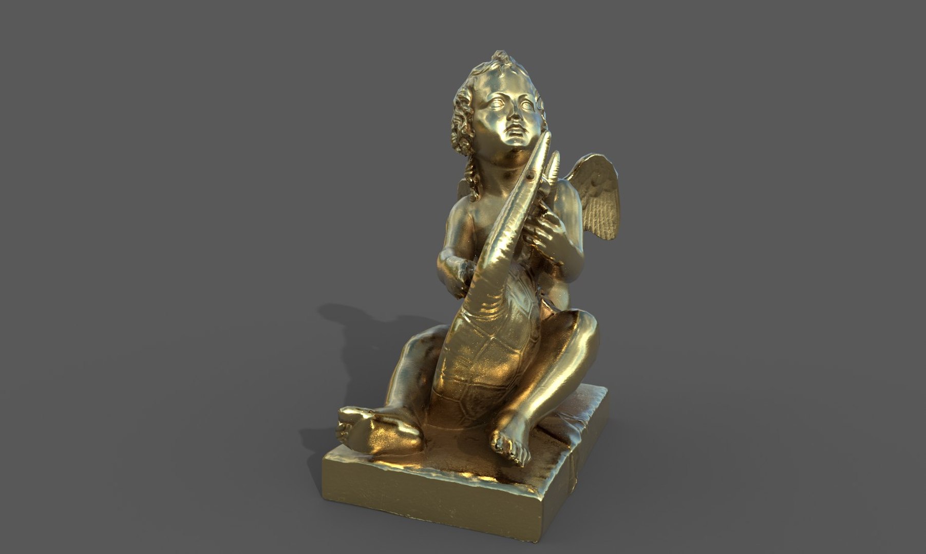 3D Statue of Cupid 3 - TurboSquid 1823384