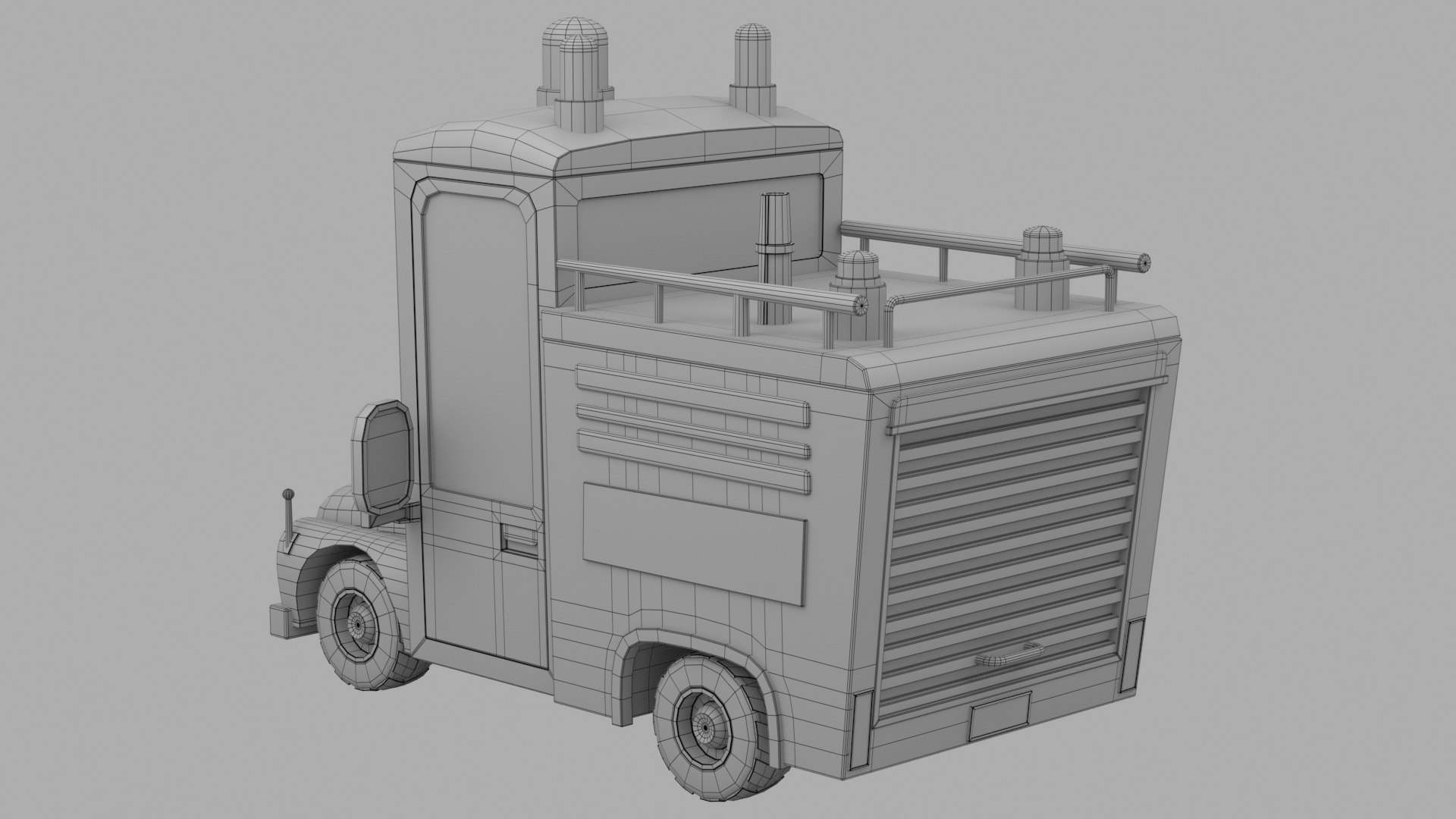 3D Cartoon Fire Engine Model - TurboSquid 2027367