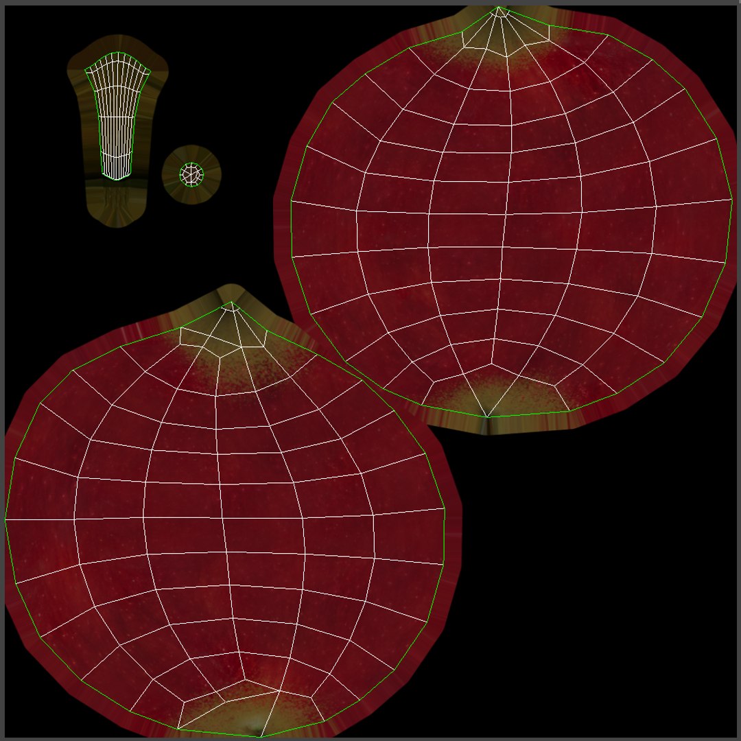 3D Red Apple V1 - TurboSquid 1910245