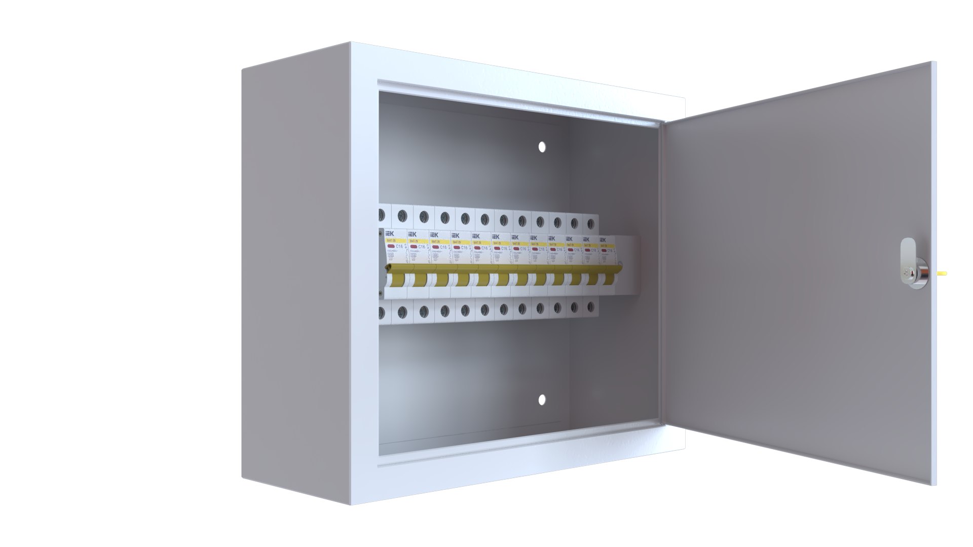 3D Switchboard 12 Switch Model - TurboSquid 1493948