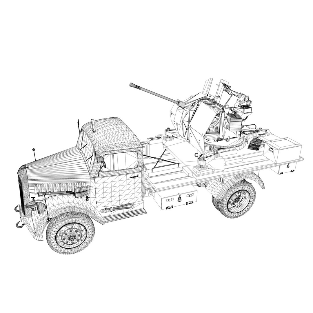 Sd - Opel Blitz 3D Model - TurboSquid 1227550