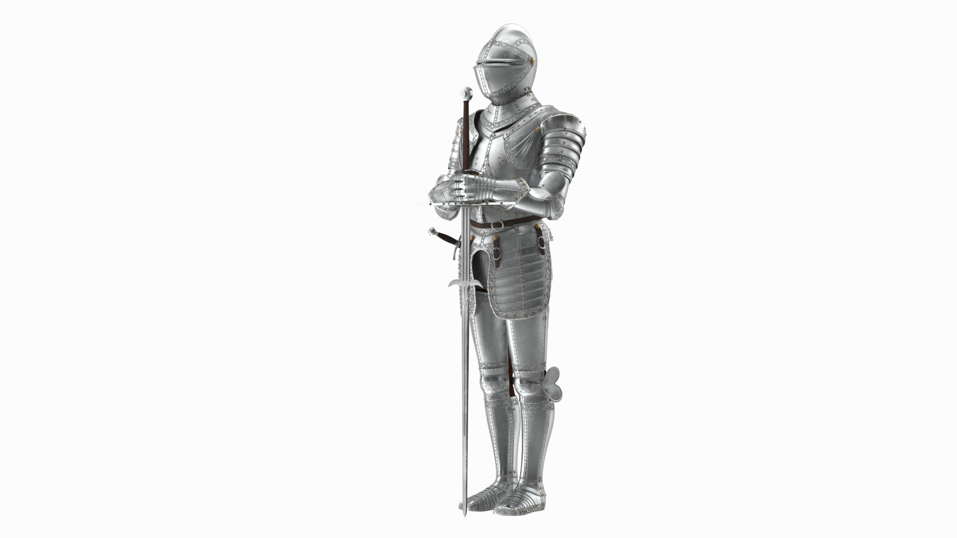 Polished Knight Plate Armor Model - TurboSquid 1528512
