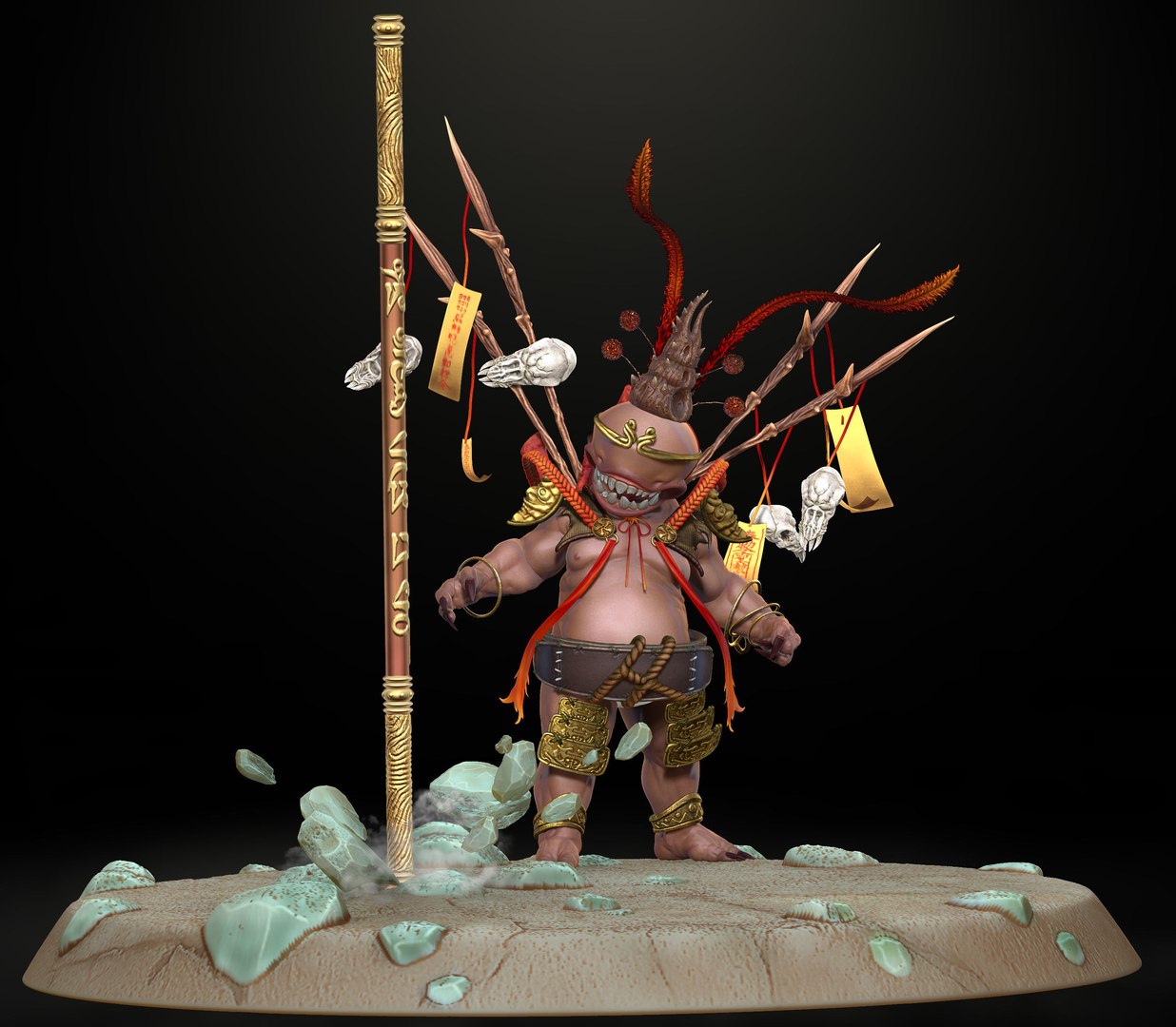 3D Wukong Demon Model - TurboSquid 1317279