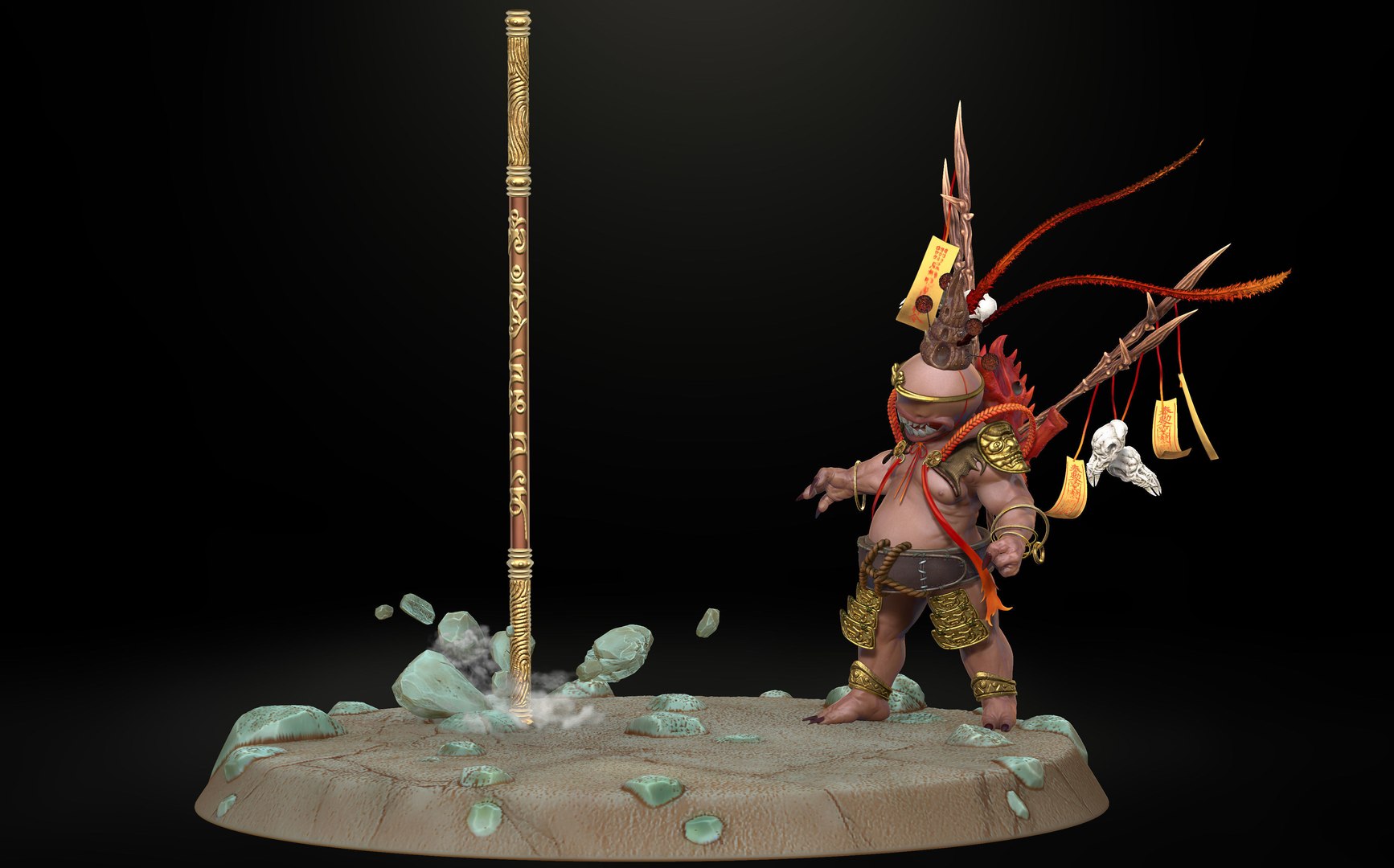3D Wukong Demon Model - TurboSquid 1317279