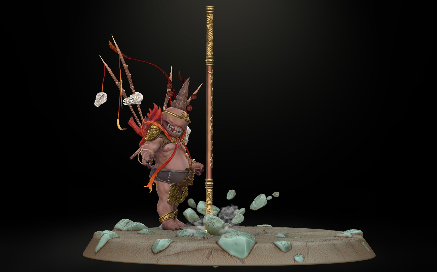 3D Wukong Demon Model - TurboSquid 1317279