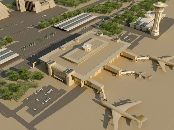 3d model airport