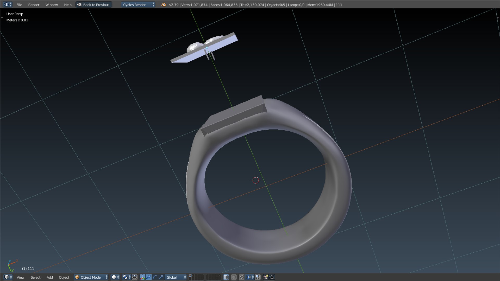 Ring Man Gold 3D Model - TurboSquid 1337112