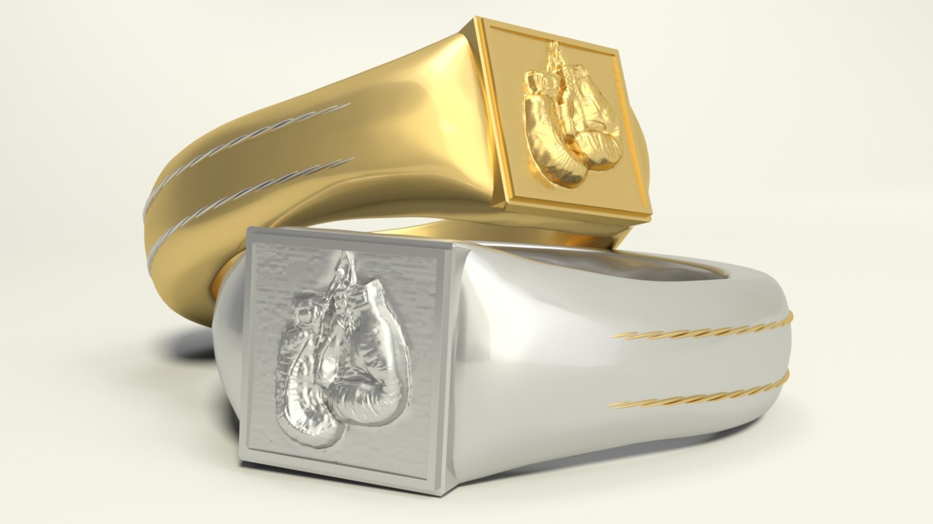 Ring Man Gold 3D Model - TurboSquid 1337112