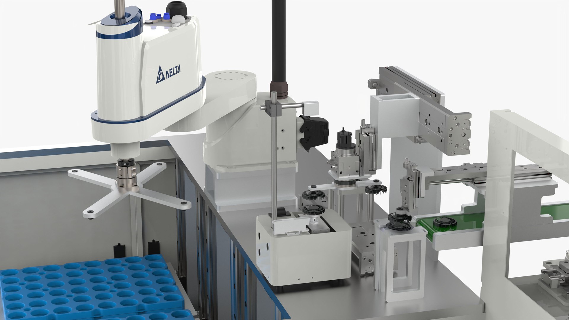 Automatic Magnetic Ring Press Balance Test Machine 3D Model ...