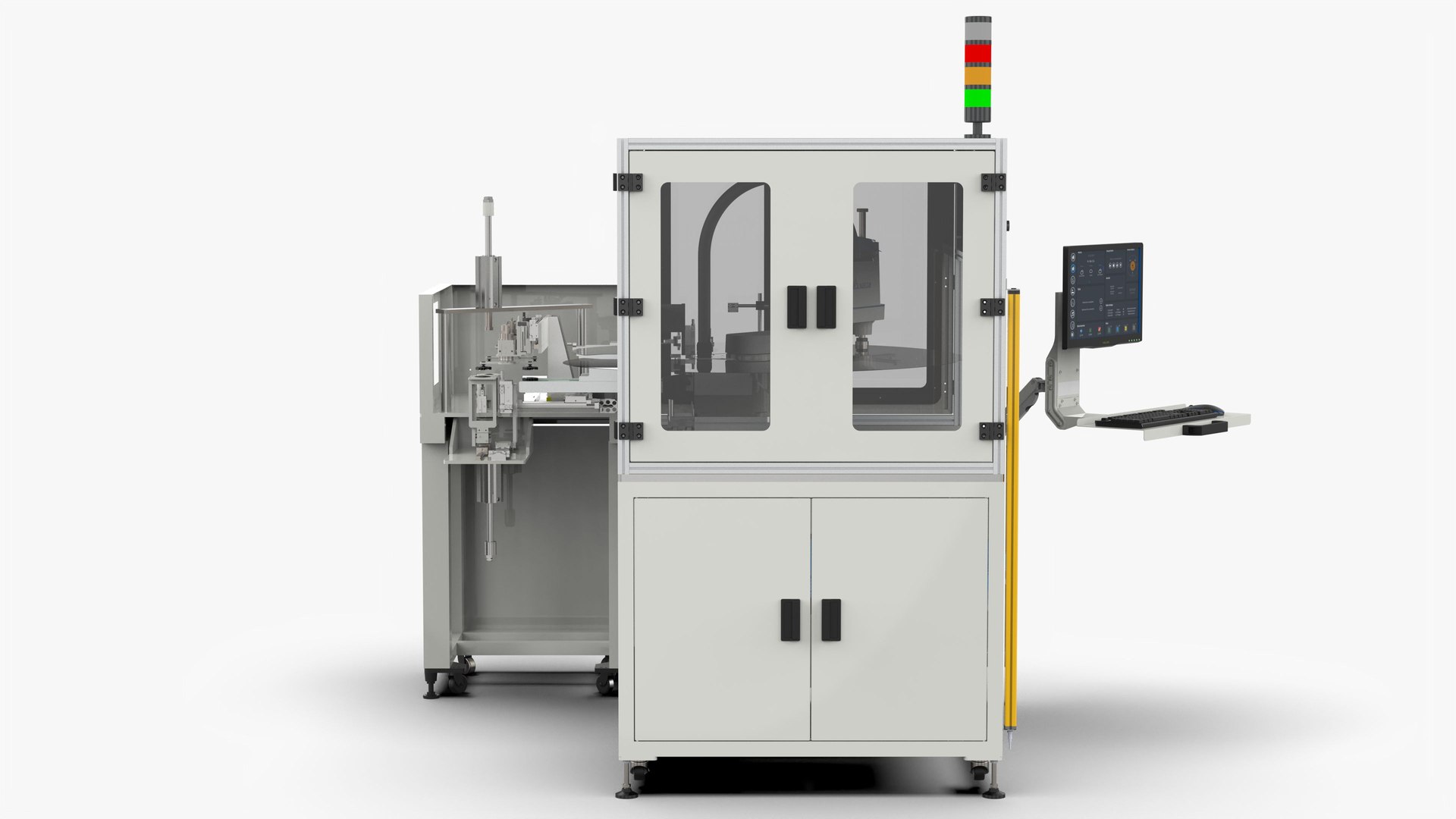 Automatic Magnetic Ring Press Balance Test Machine 3D Model ...