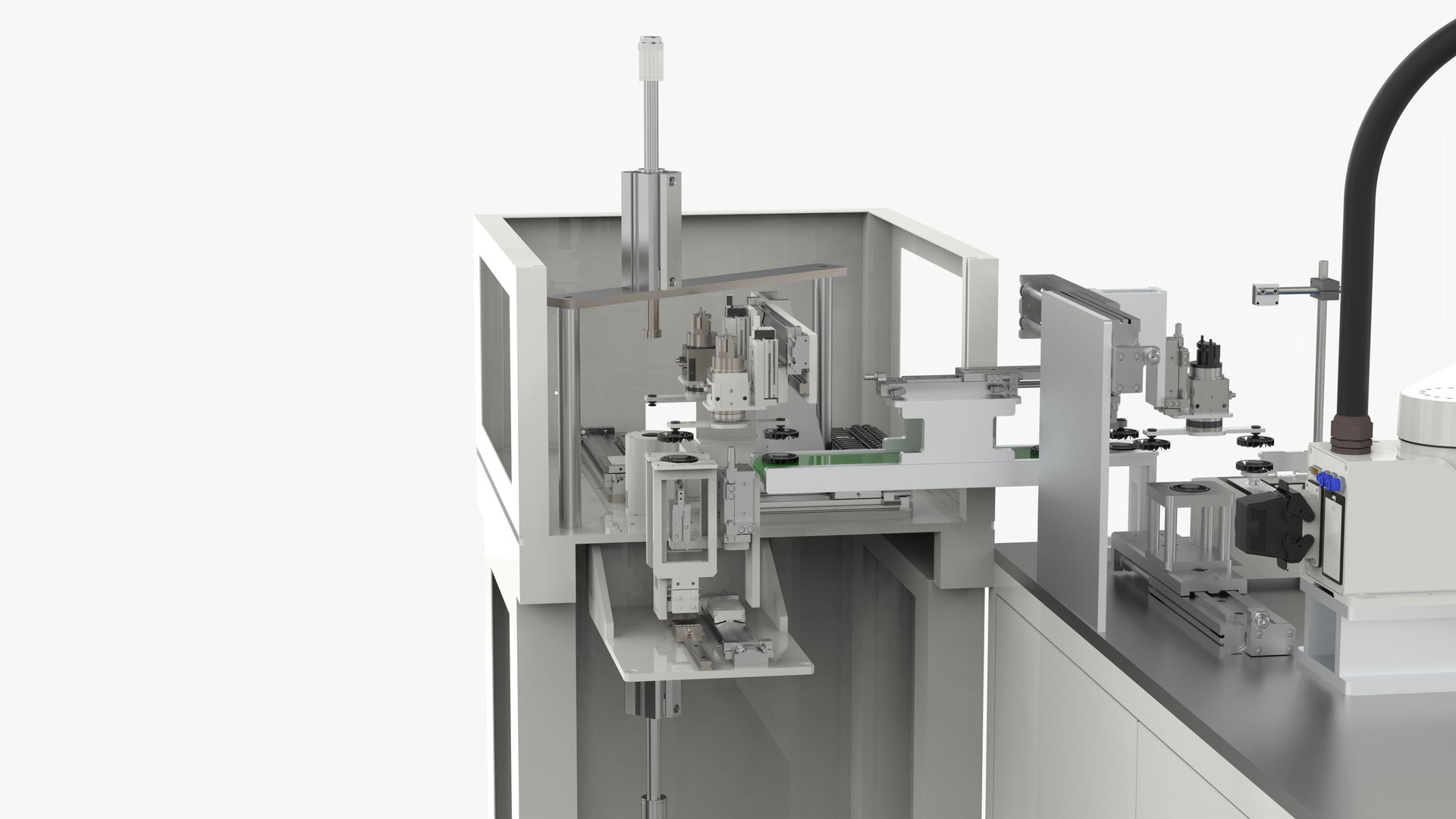 Automatic Magnetic Ring Press Balance Test Machine 3D Model ...