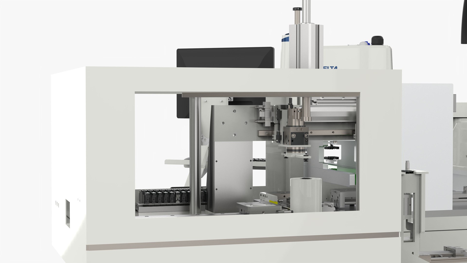 Automatic Magnetic Ring Press Balance Test Machine 3D Model ...