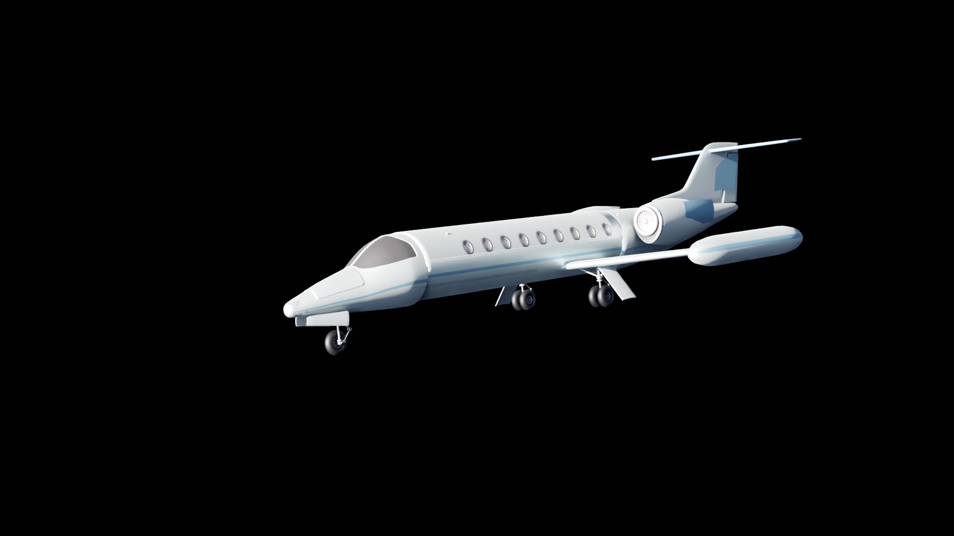3D Low Poly Private Jet - TurboSquid 2068391