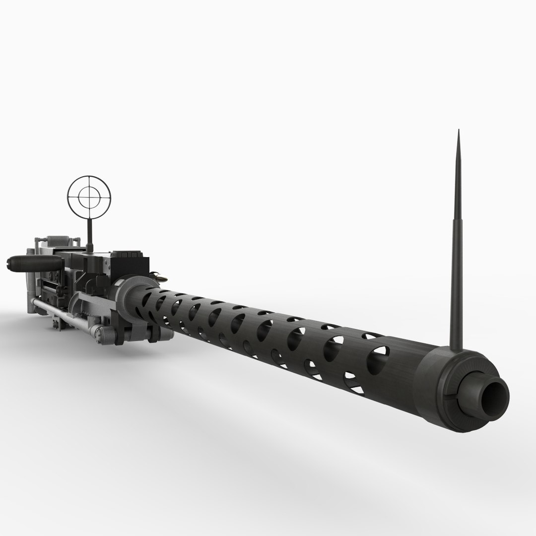 3d M2 Machine Gun