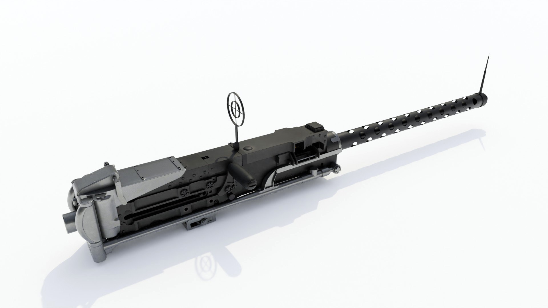 3d M2 Machine Gun