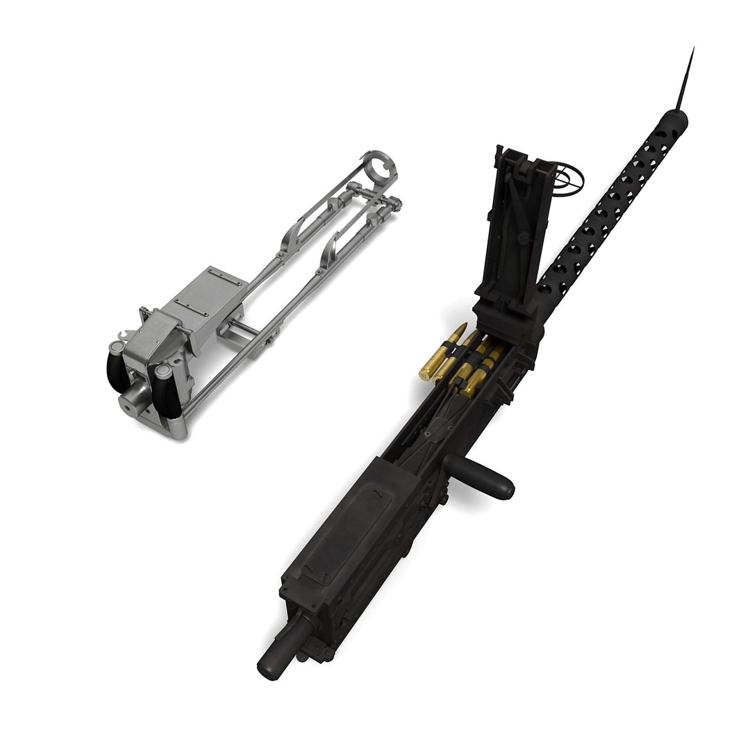 3d M2 Machine Gun