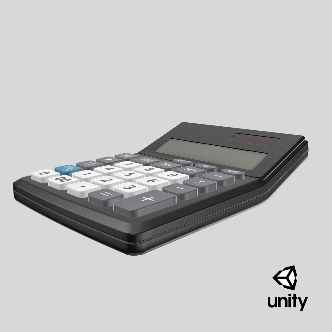 Calculator 5v PBR(1) 3D - TurboSquid 2120503
