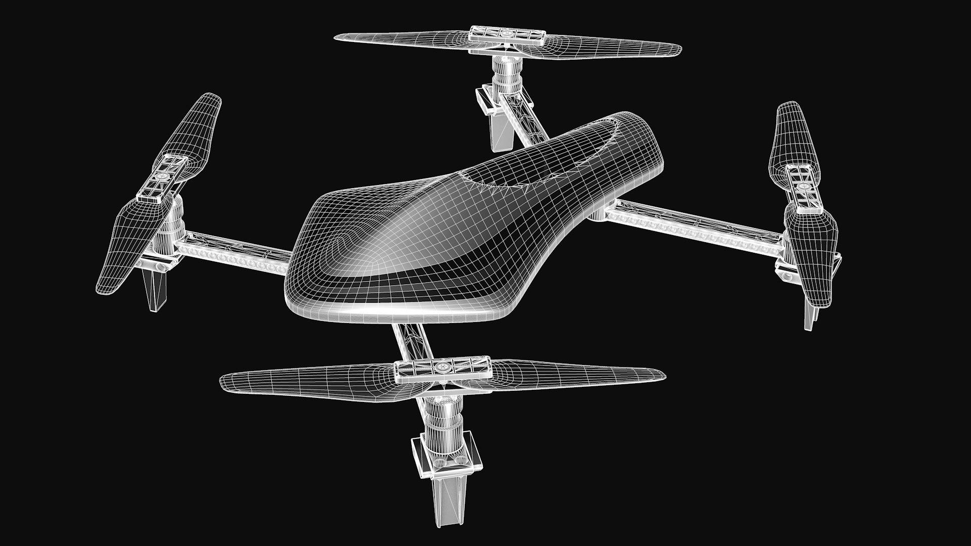 3D Quadcopter Drone V1 - TurboSquid 2281252