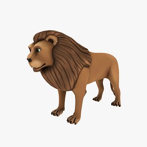 Cartoon Lion 3D Models for Download | TurboSquid