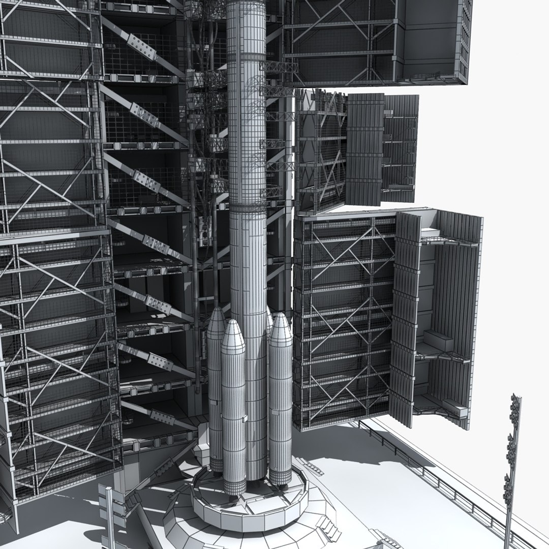 Satellite Rocket Launch Site 3D - TurboSquid 1371171