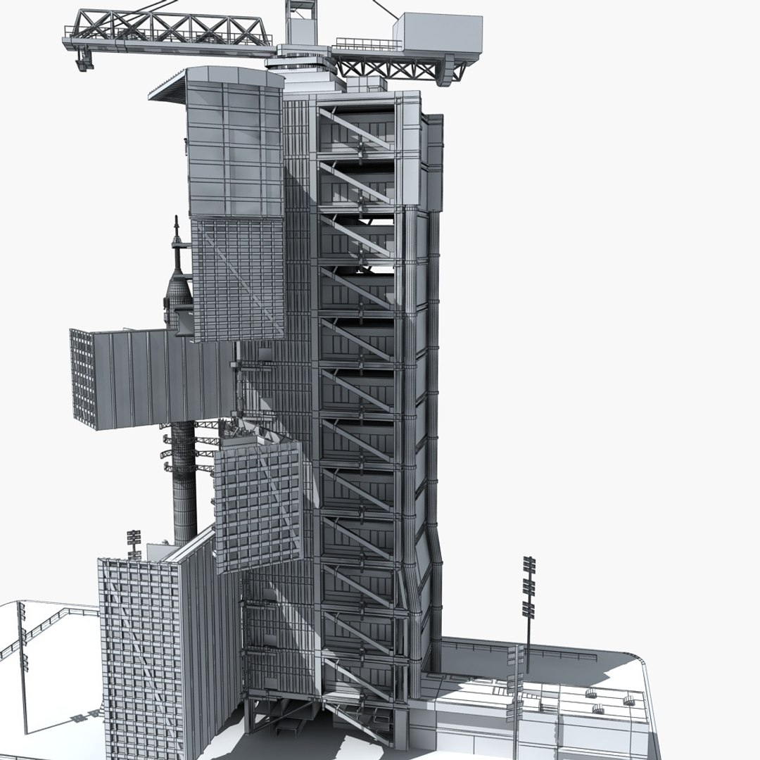 Satellite Rocket Launch Site 3D - TurboSquid 1371171