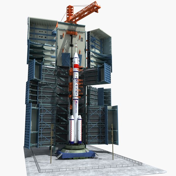 Rocket launch pad 3D model - TurboSquid 1540479