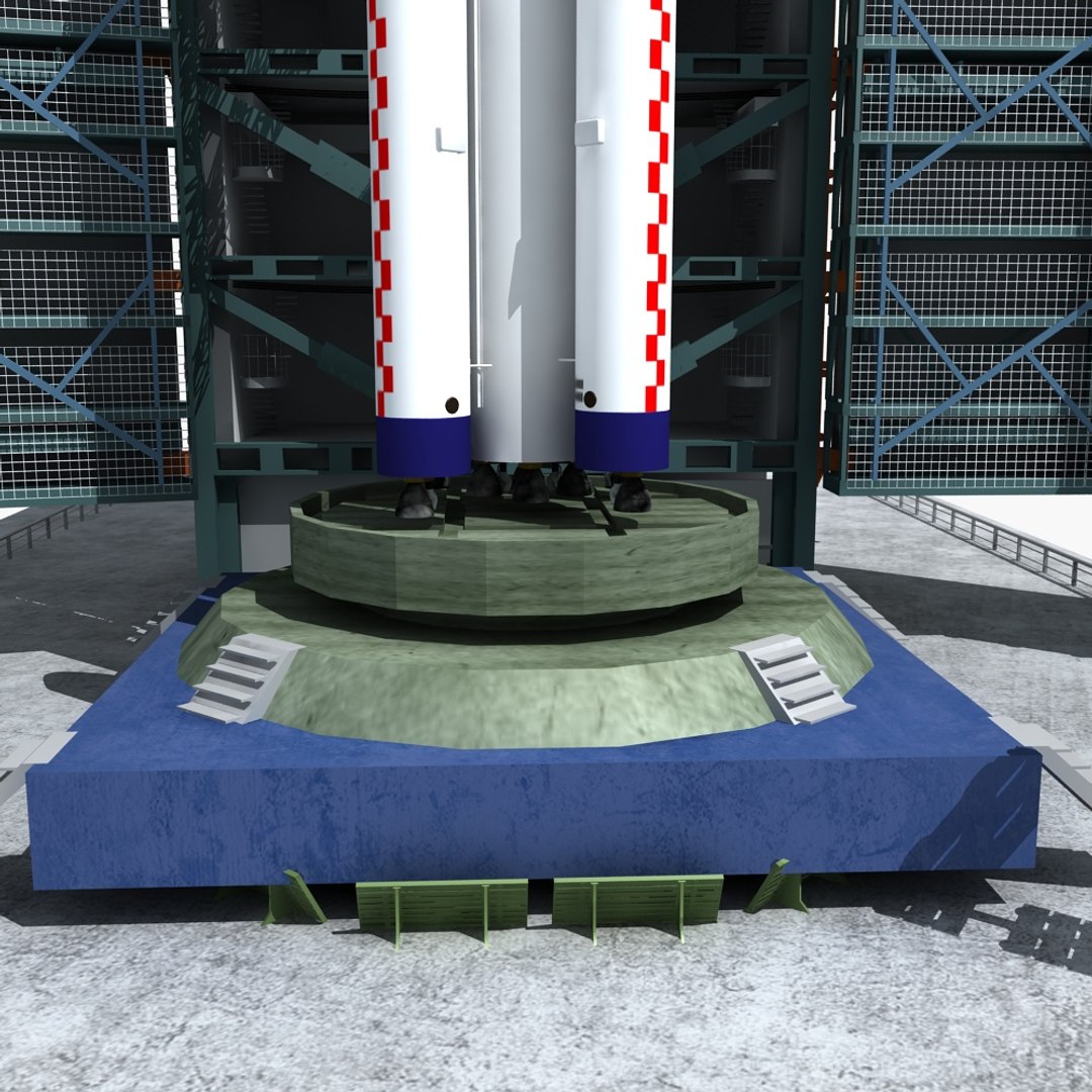 Satellite Rocket Launch Site 3D - TurboSquid 1371171