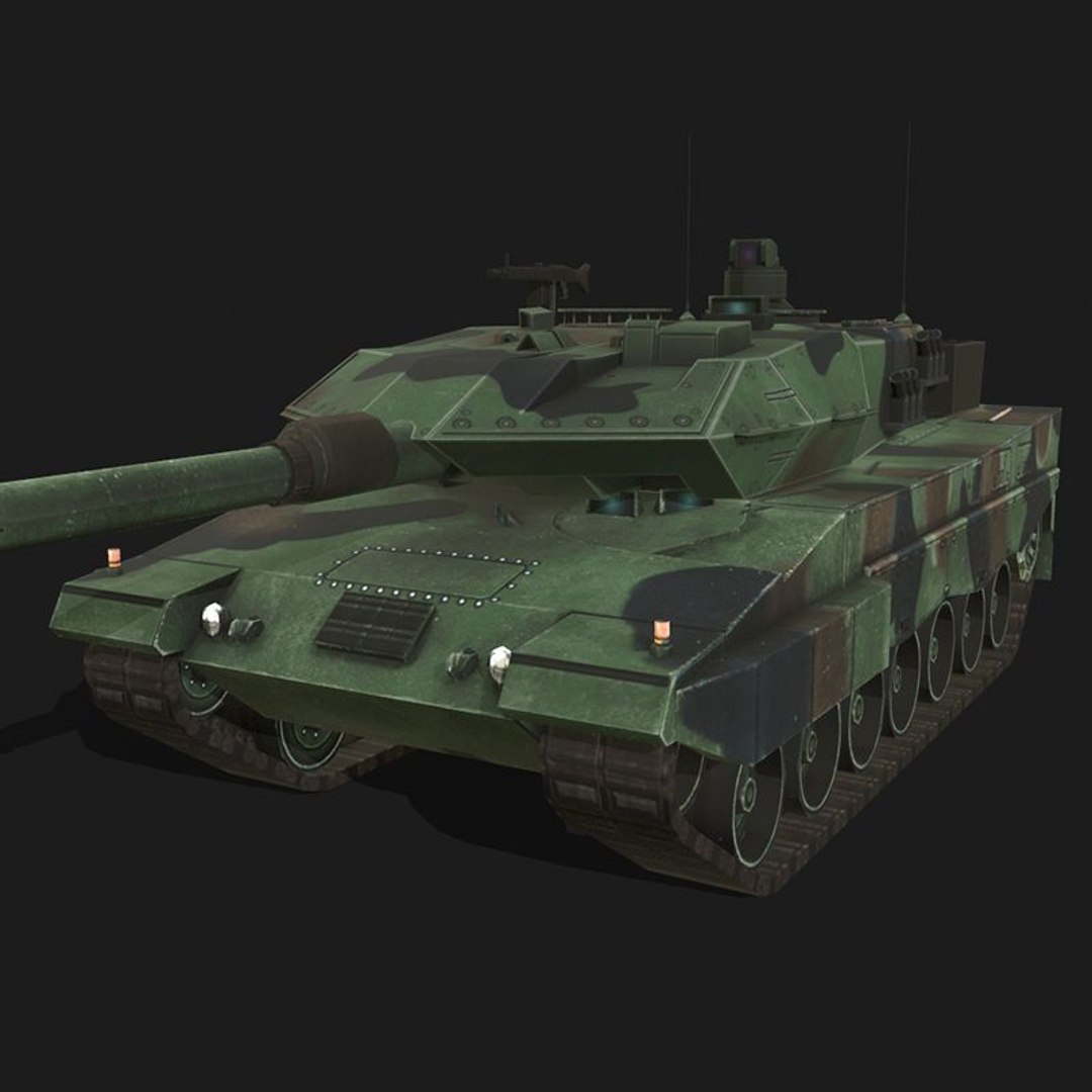 Leopard 2a5 Battle Tank 3D Model - TurboSquid 1536745