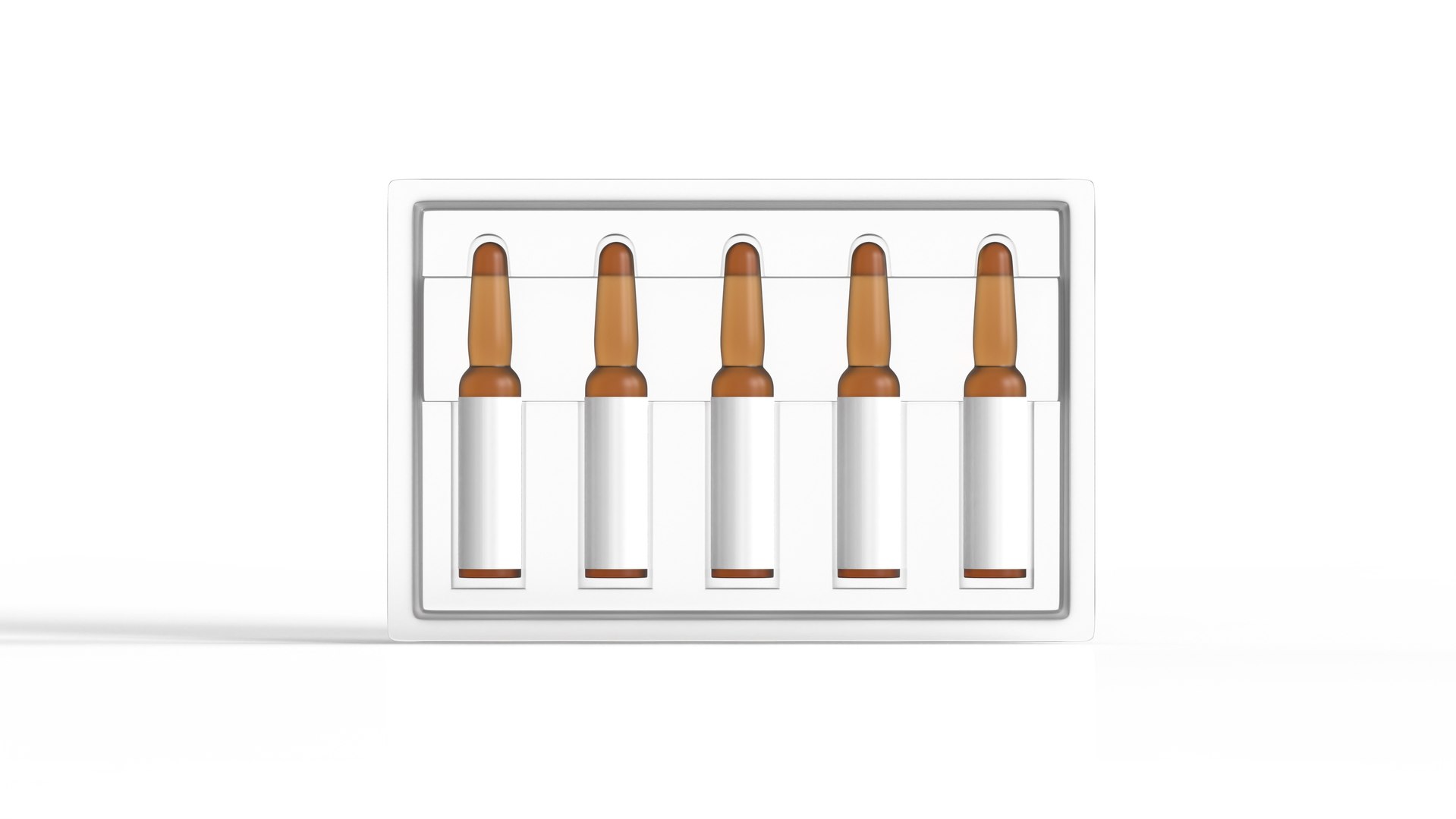 3D model 3D Ampoules Blister 3D model - TurboSquid 2178425