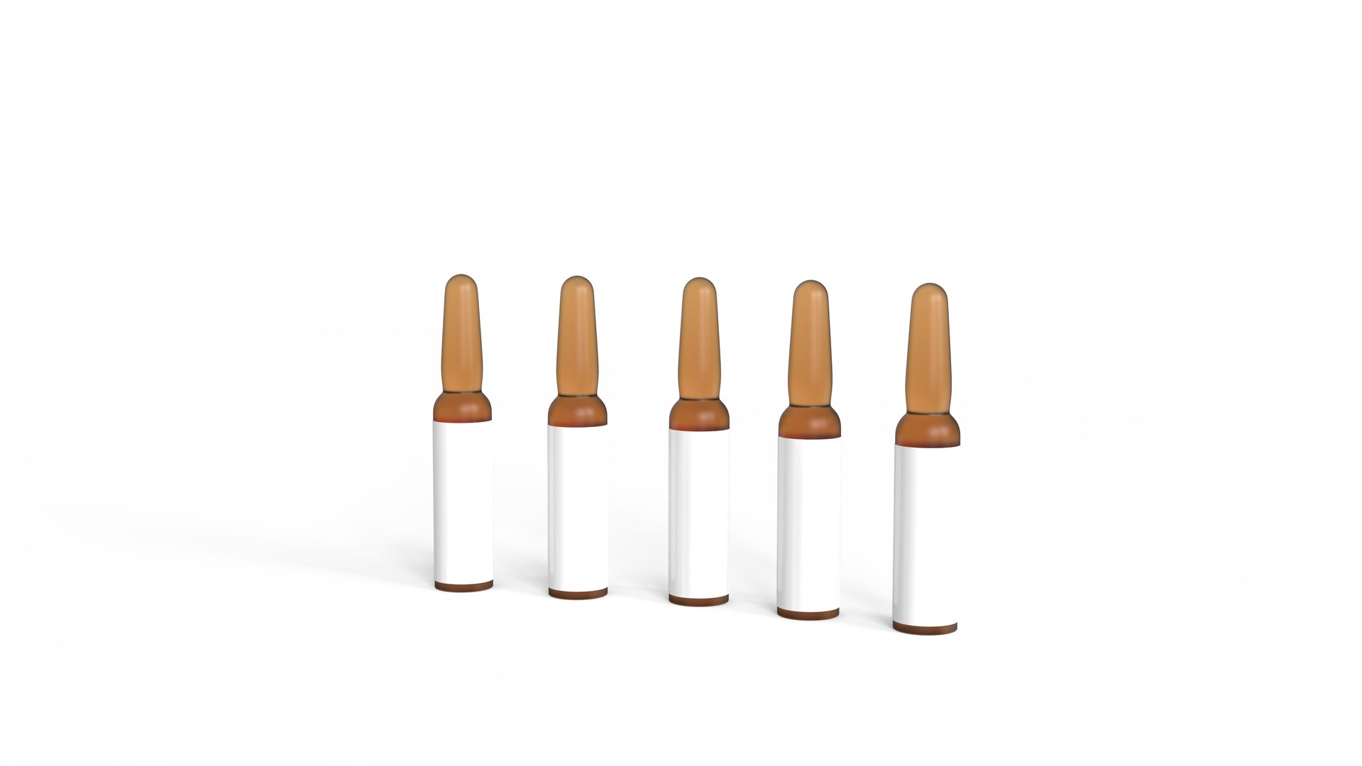 3D model 3D Ampoules Blister 3D model - TurboSquid 2178425