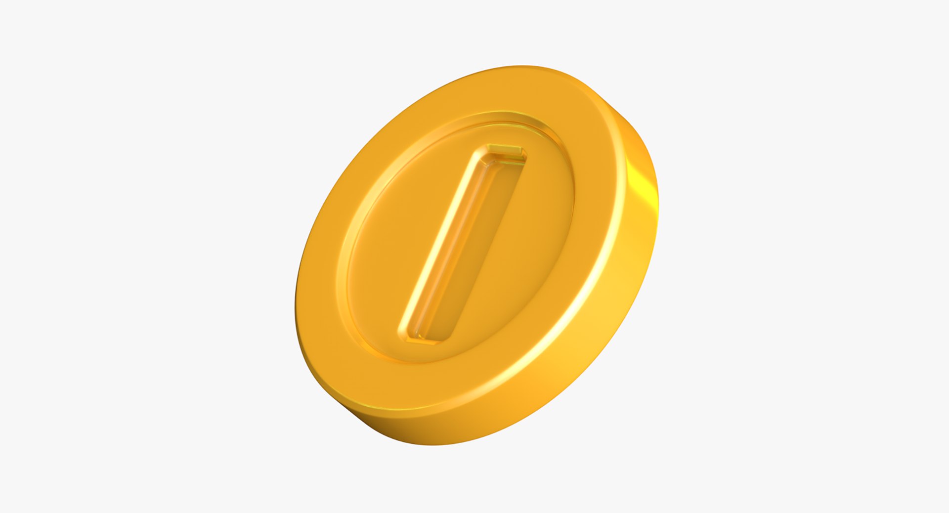 Gold Coin Super Mario 3D Model - TurboSquid 1375053