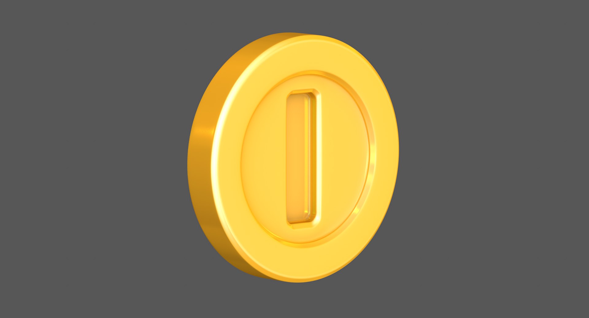 Gold Coin Super Mario 3D Model - TurboSquid 1375053