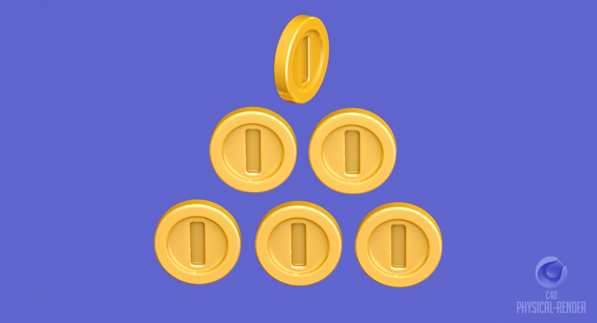 Gold Coin Super Mario 3D Model - TurboSquid 1375053