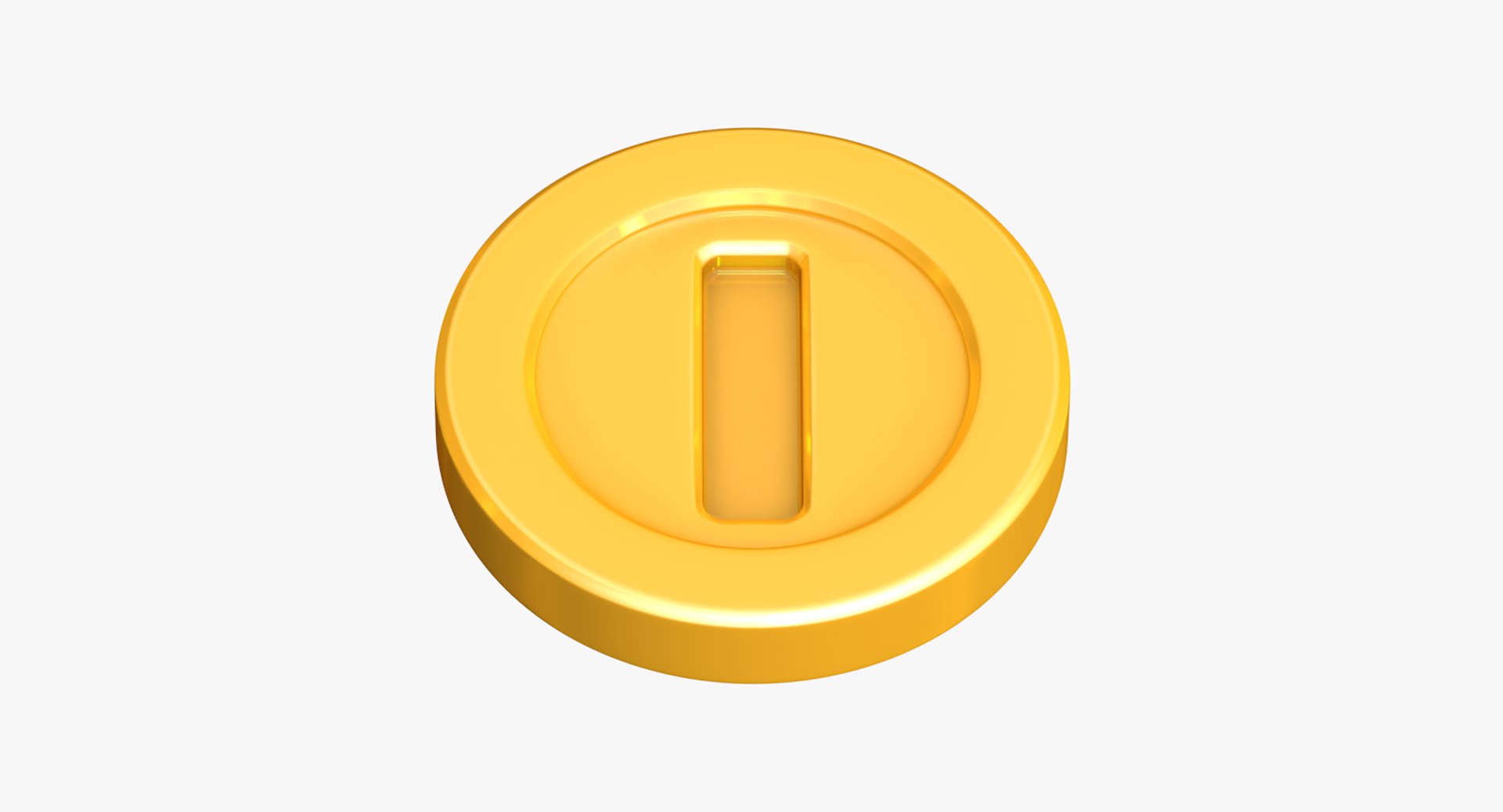 Gold Coin Super Mario 3D Model - TurboSquid 1375053