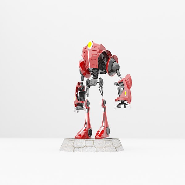 modelo 3d robot rojo - TurboSquid 1665919